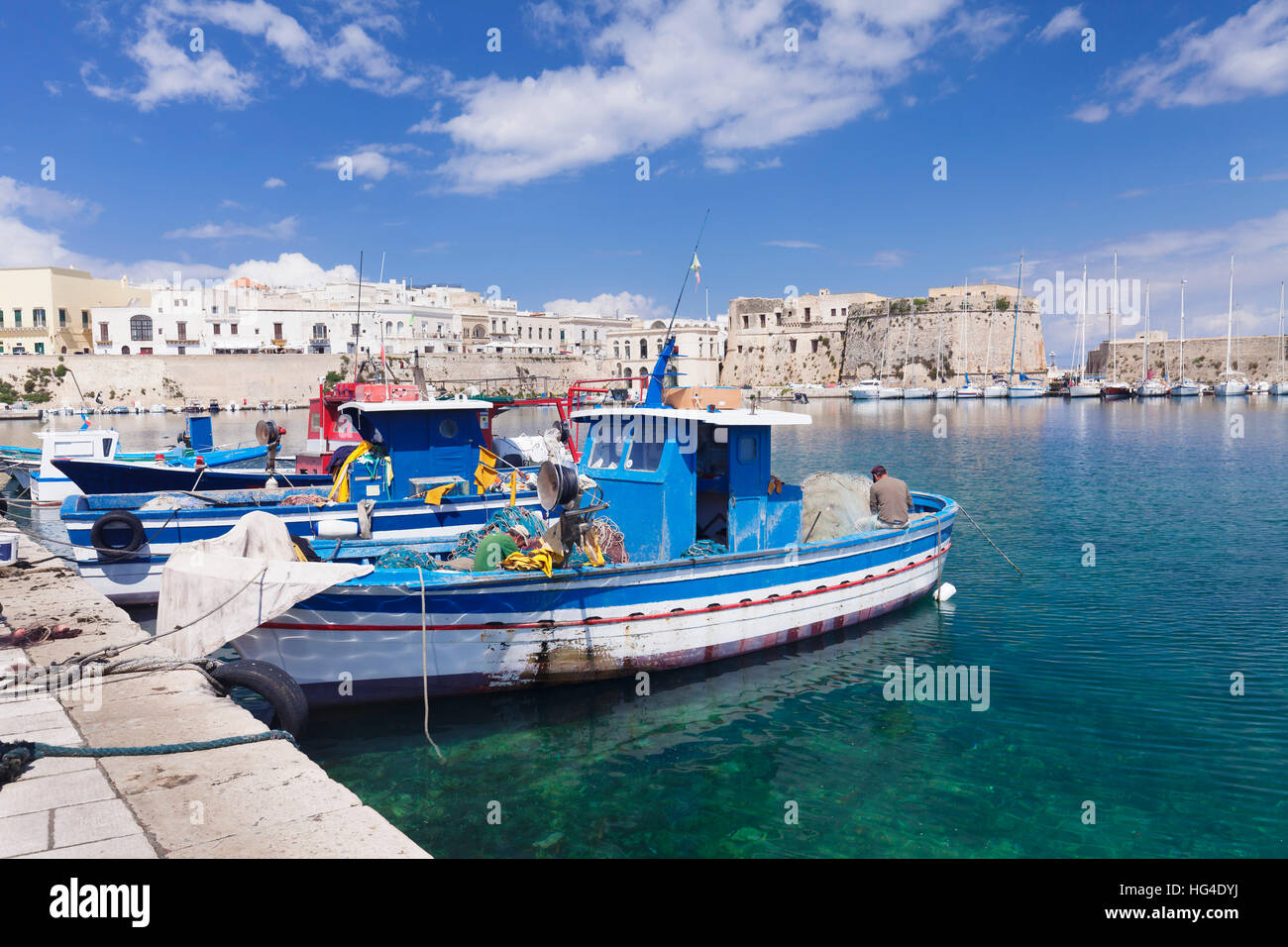 Gallipoli puglia old town hi-res stock photography and images - Alamy