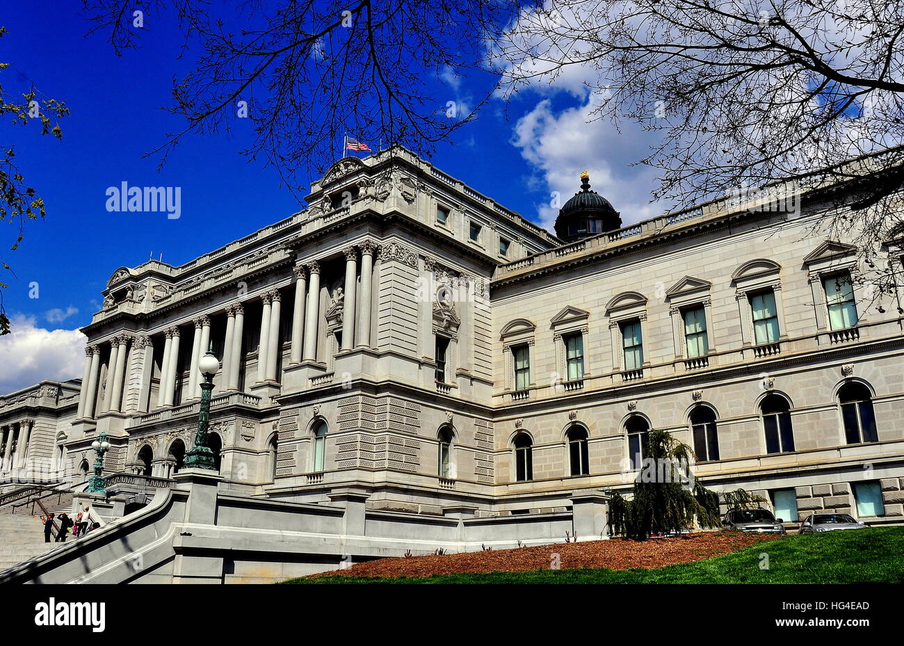 Washington, DC - April 9, 2014: The Jefferson Building, a beaux arts ...