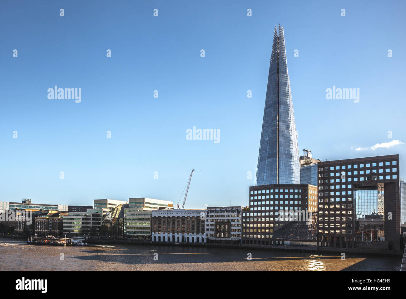 London The Shard skyline panorama Stock Photo - Alamy