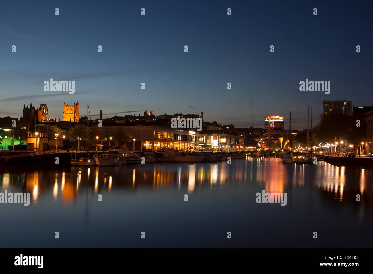 Bristol Harbourside Floating Harbour Stock Photo - Alamy