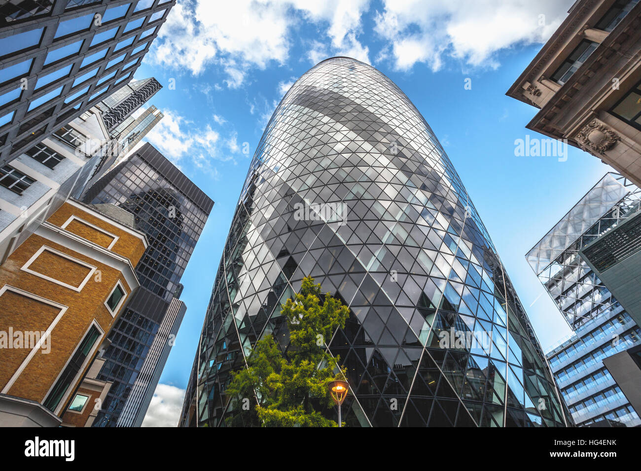 London the gherkin tower hi-res stock photography and images - Alamy