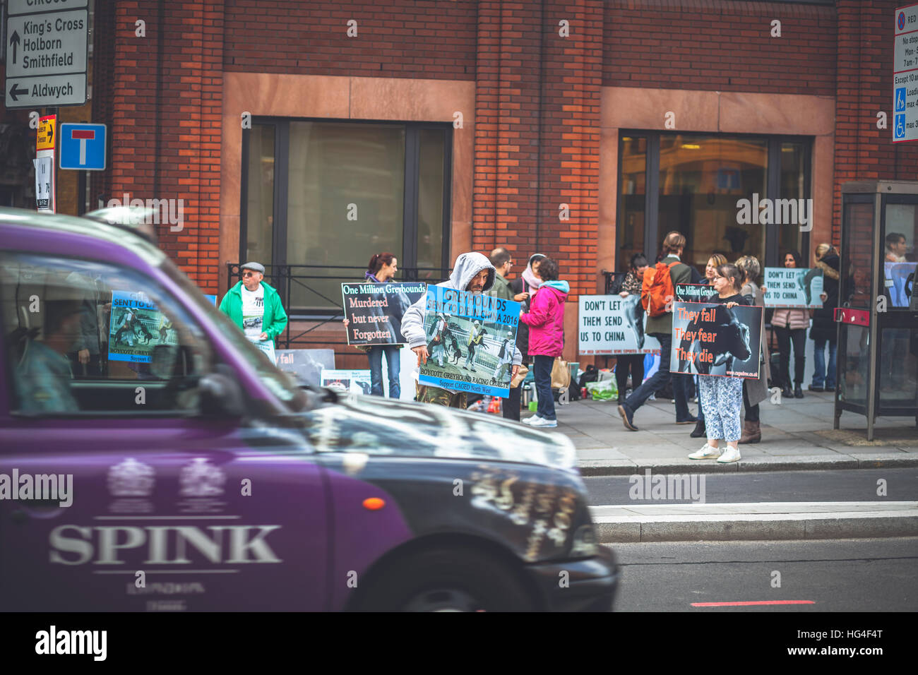 People protest in London against greyhounds sent to die in China ...