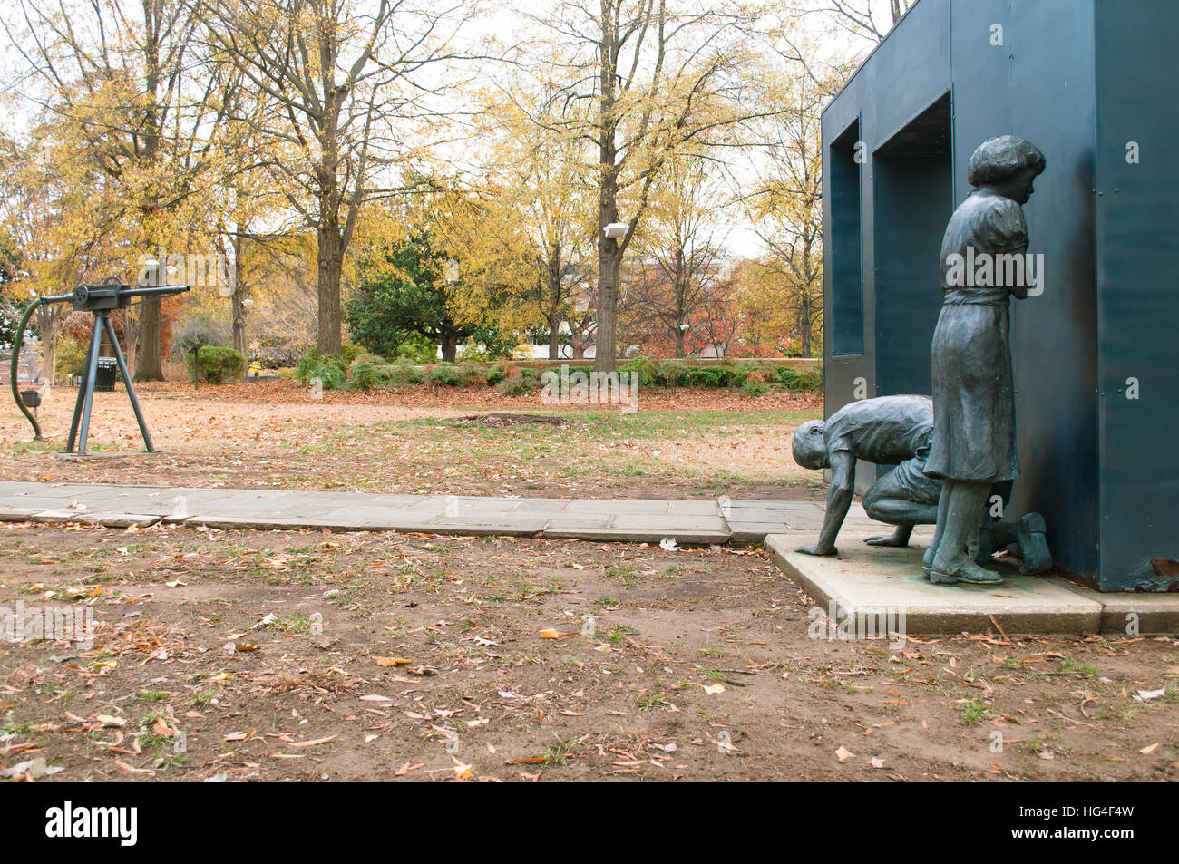 James Drake art installation depicting civil rights era fire hoses used ...