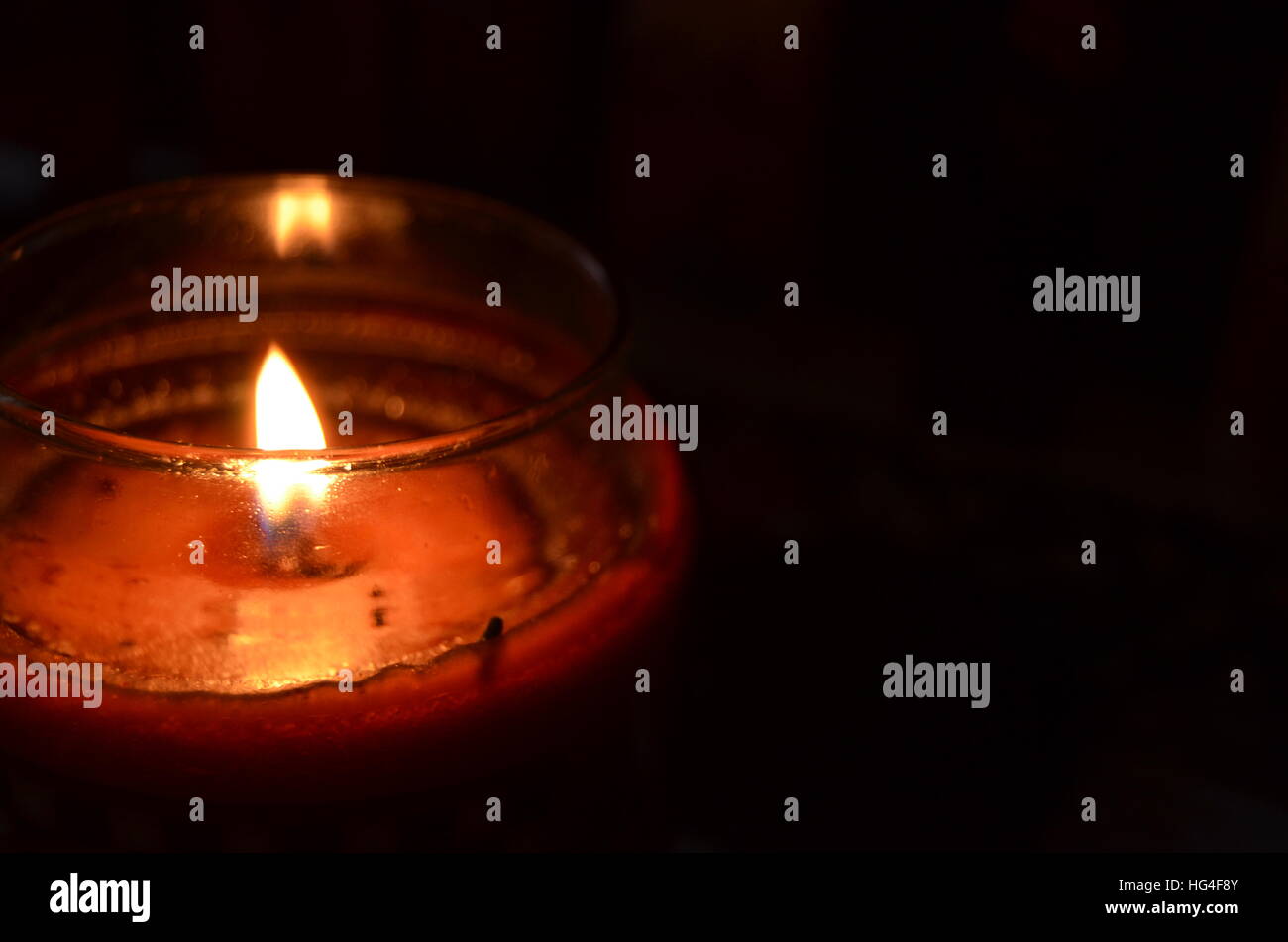 Reflection of candle hi-res stock photography and images - Alamy