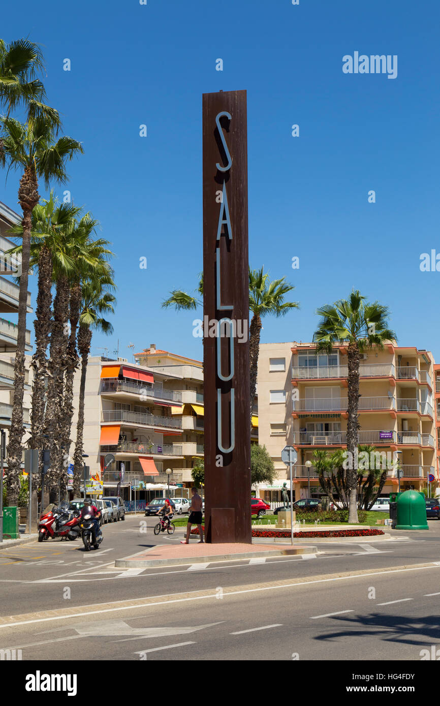 Beautiful day, Salou, Costa Dorada, Spain Stock Photo - Alamy