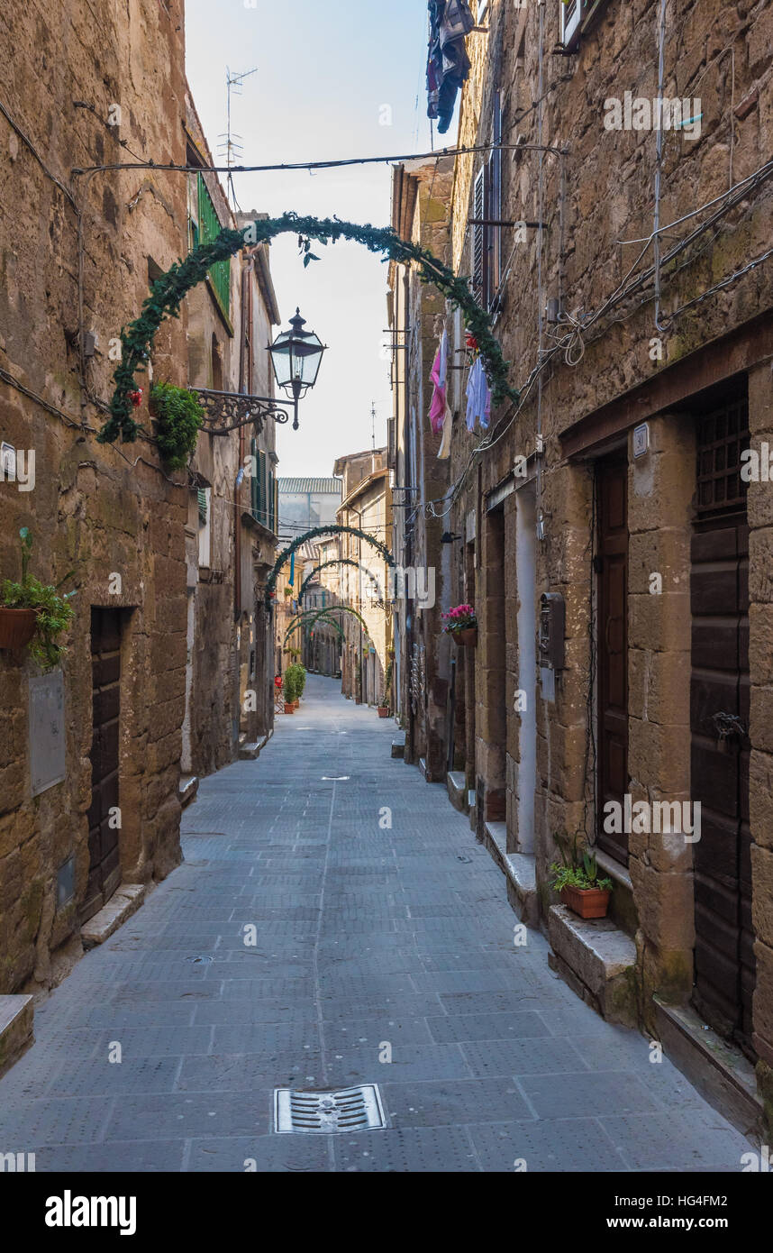Pitigliano Tuscany Italy Stock Photo Alamy