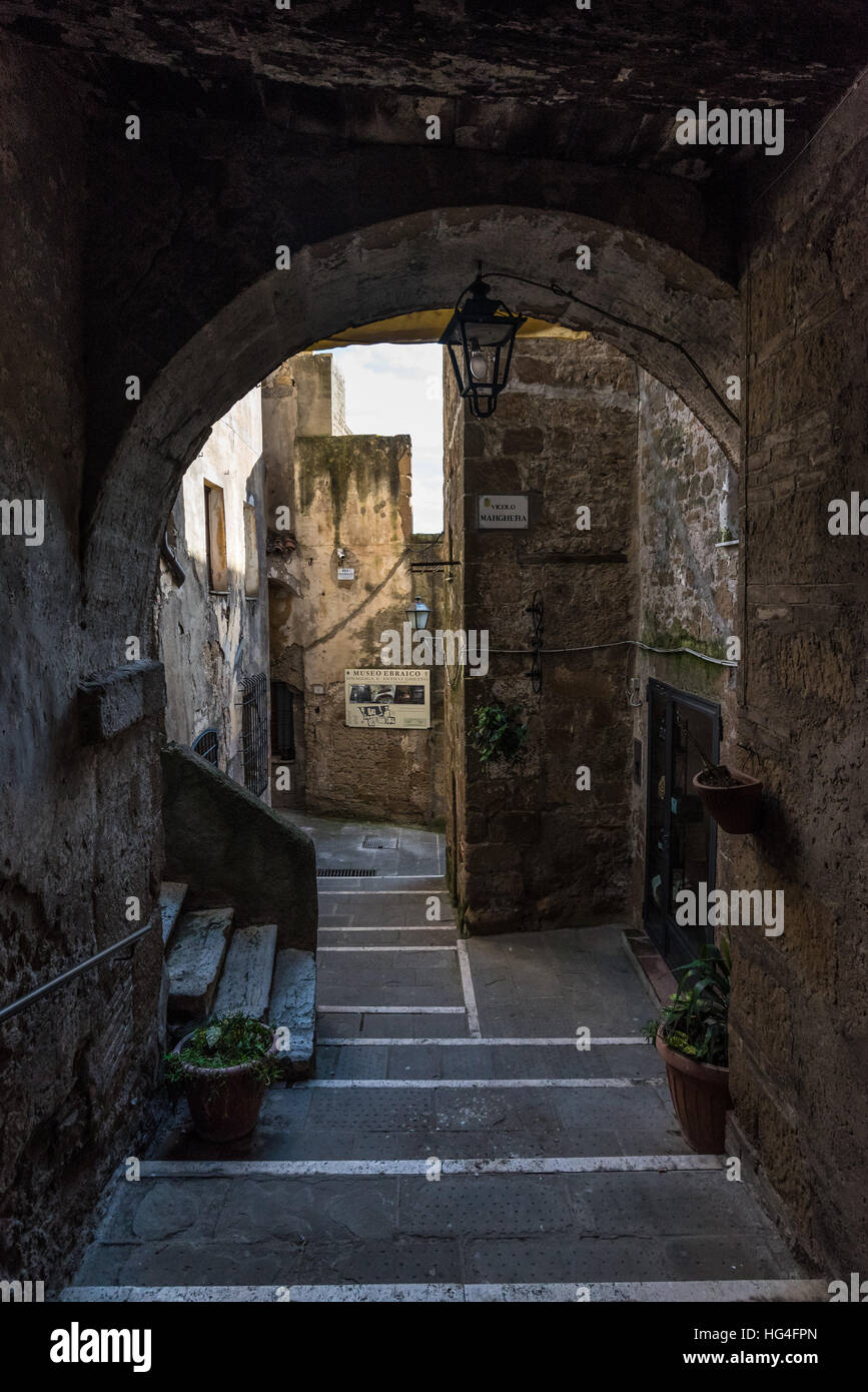 Pitigliano Tuscany Italy Stock Photo Alamy