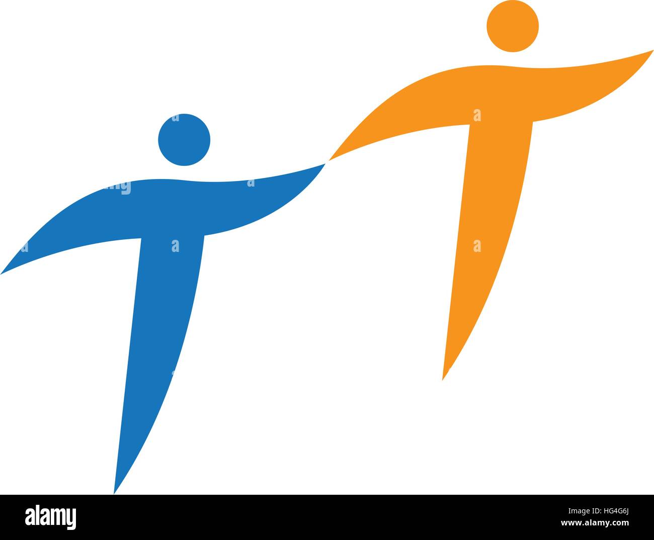 Icon concept with two person. EPS 8 supported Stock Vector Image & Art ...
