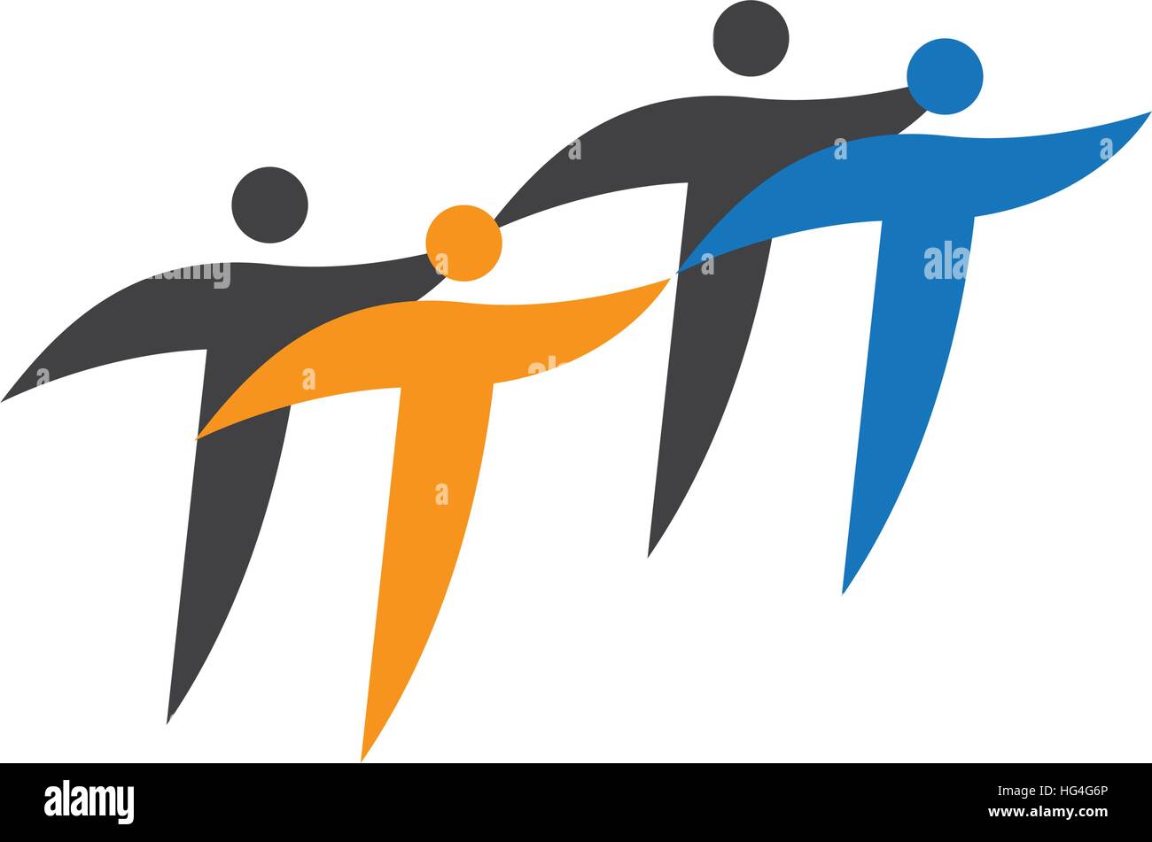 Icon concept with two person. EPS 8 supported Stock Vector Image & Art ...