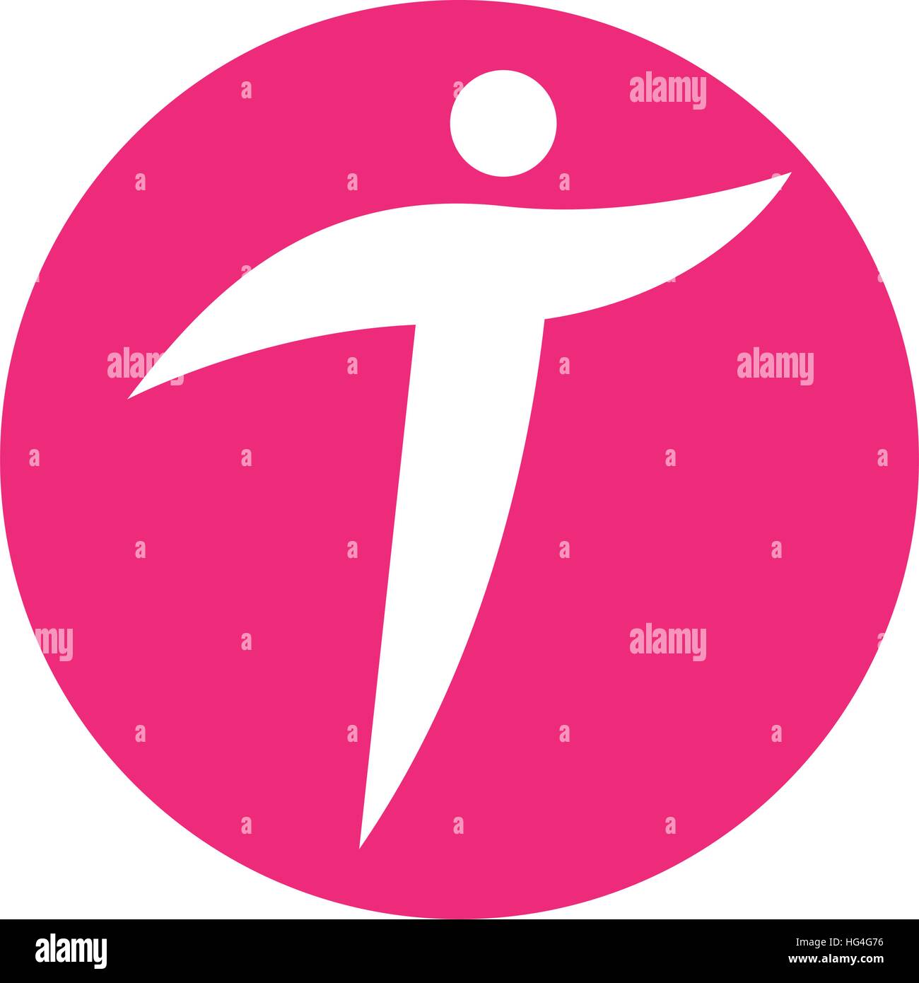 One Person Logo Concept Design Stock Vector Image & Art - Alamy