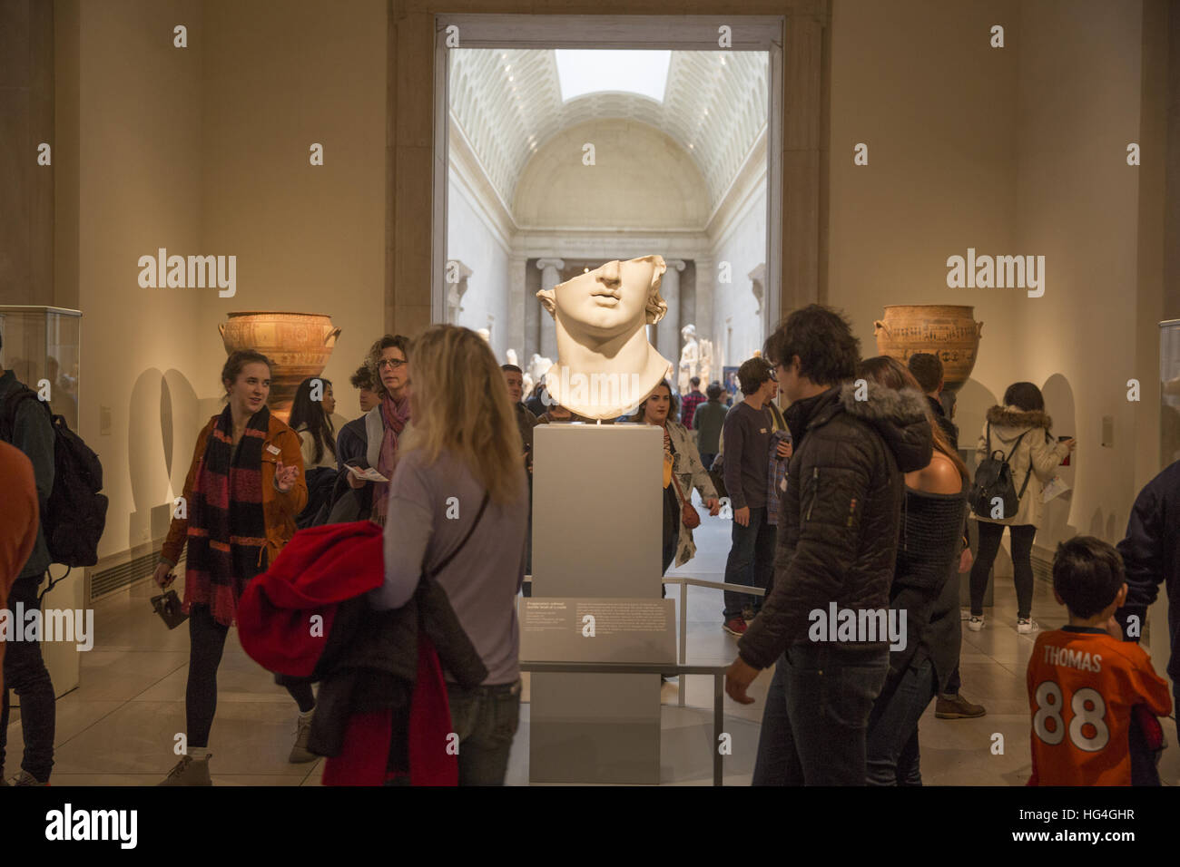 Fragmentary Colossal Head Of A Youth, 2nd Century , B.C.., discovered ...