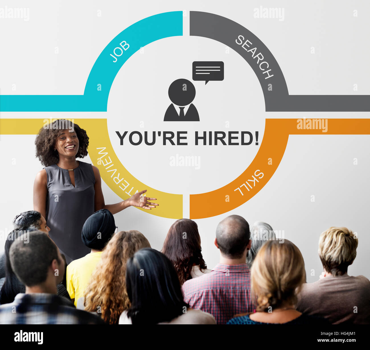 Job Team Join Work Hiring Hired Employed Concept Stock Photo - Alamy