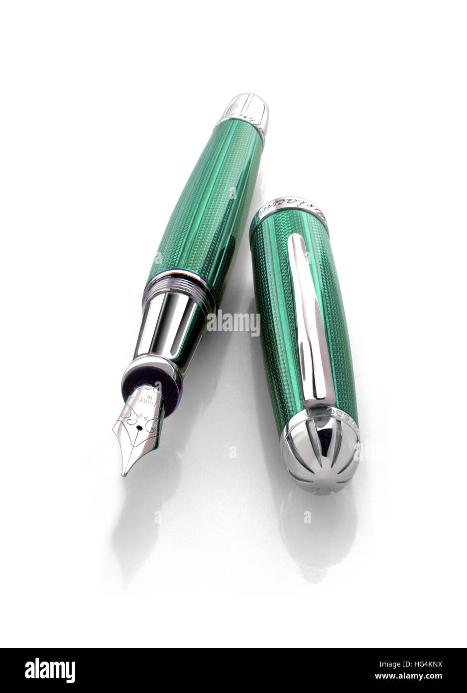 expensive green fountain pen Stock Photo - Alamy