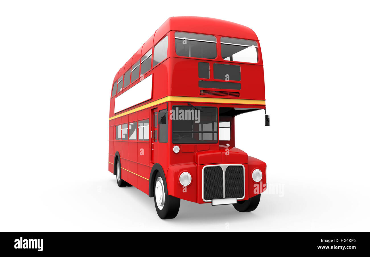 Double Decker Bus Stock Photo - Alamy