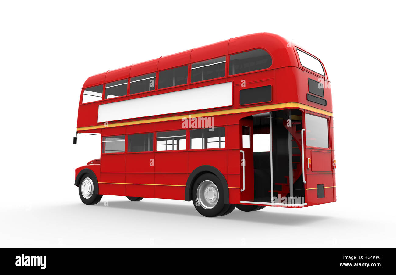 Double Decker Bus Stock Photo - Alamy
