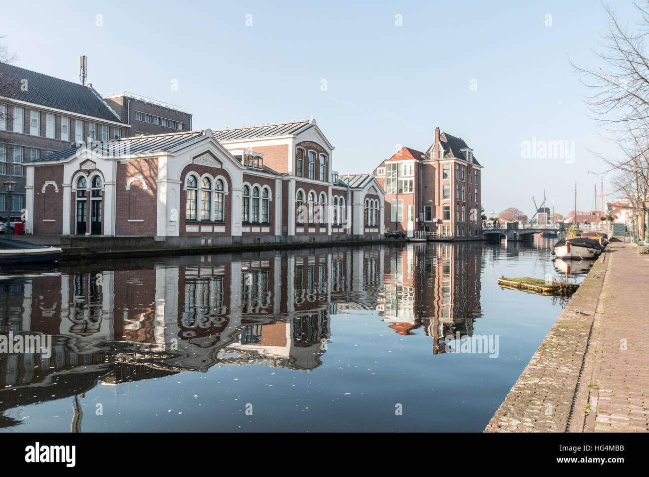 This is a photo from a building in the city Leiden Stock Photo - Alamy