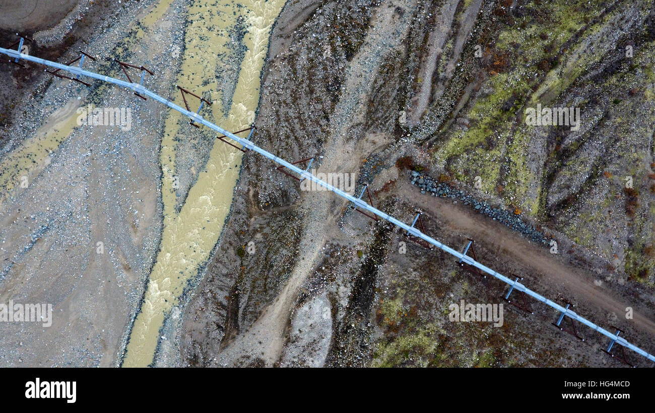 Trans Alaska Pipeline Aerial High Resolution Stock Photography and ...