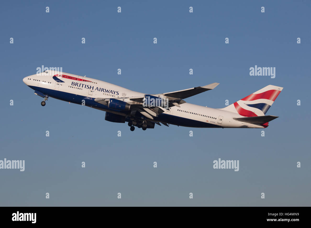 British Airways Boeing 747 Aircraft Stock Photo - Alamy