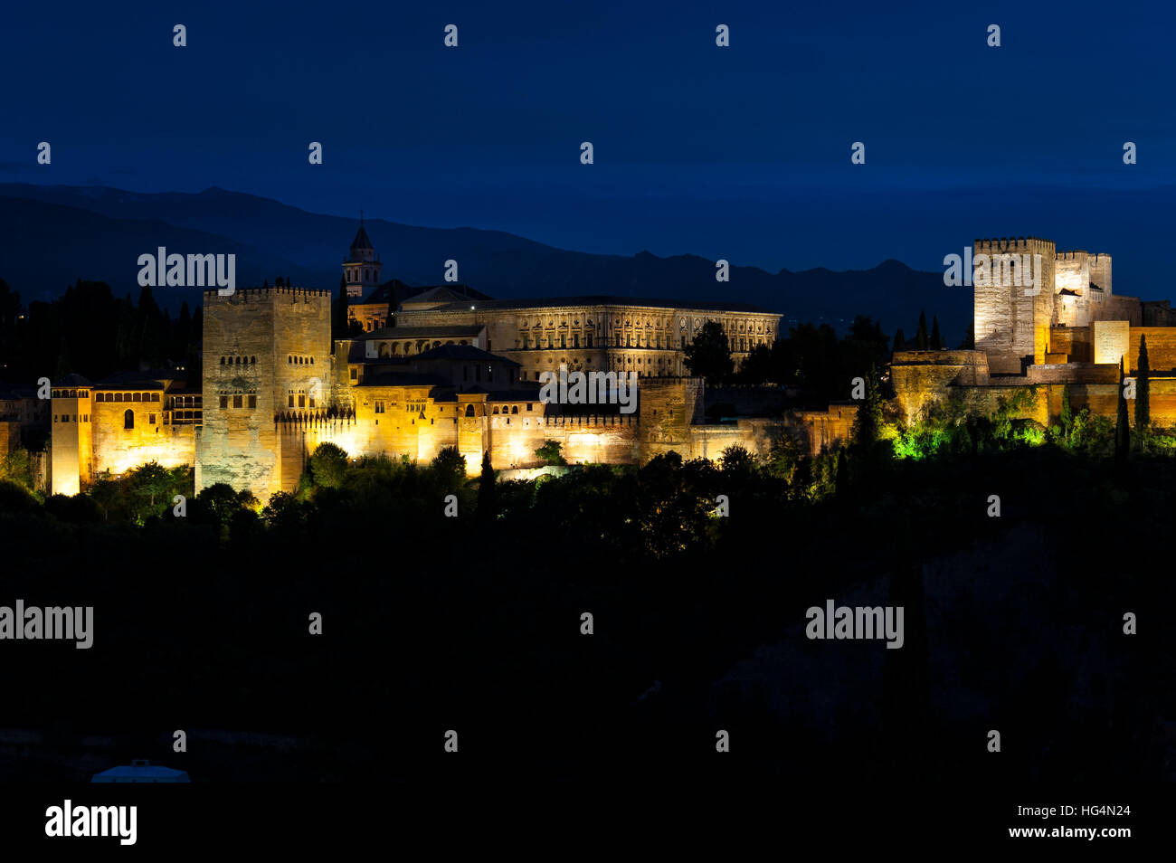 Alhambra landscape hi-res stock photography and images - Alamy