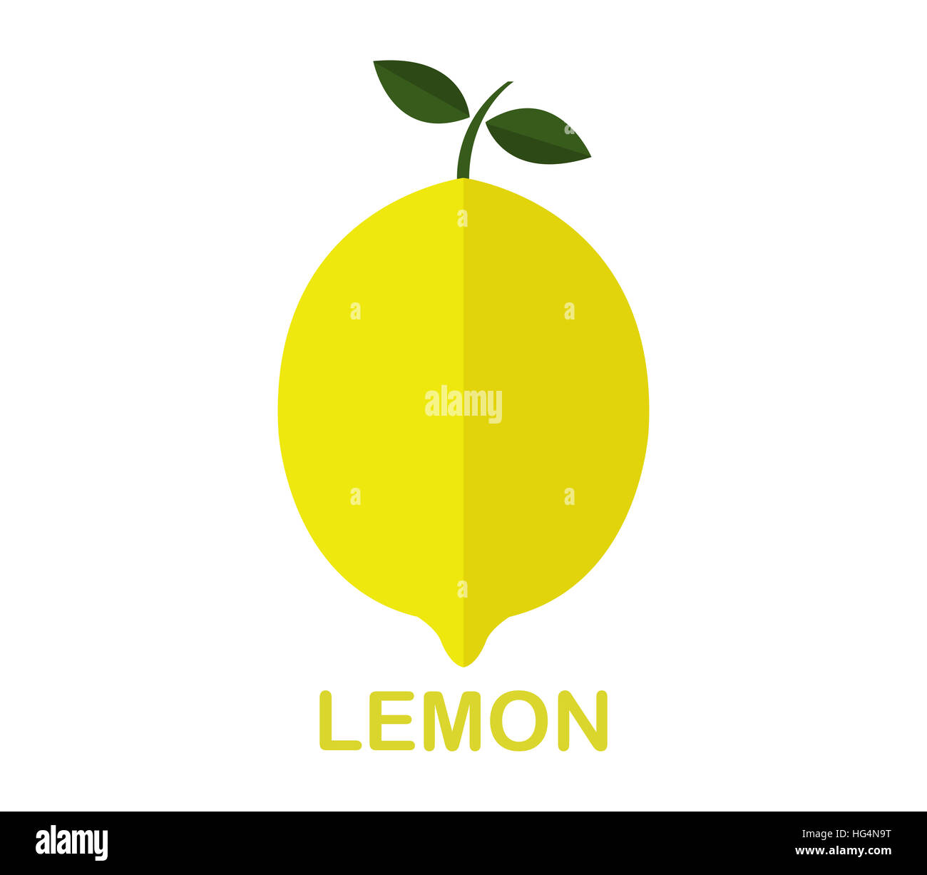 Lemon icons Cut Out Stock Images & Pictures - Alamy