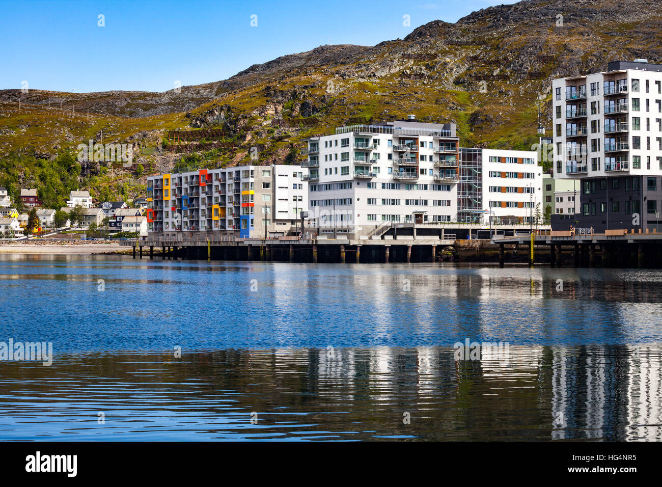 Hammerfest City, Finnmark, Norway Stock Photo - Alamy