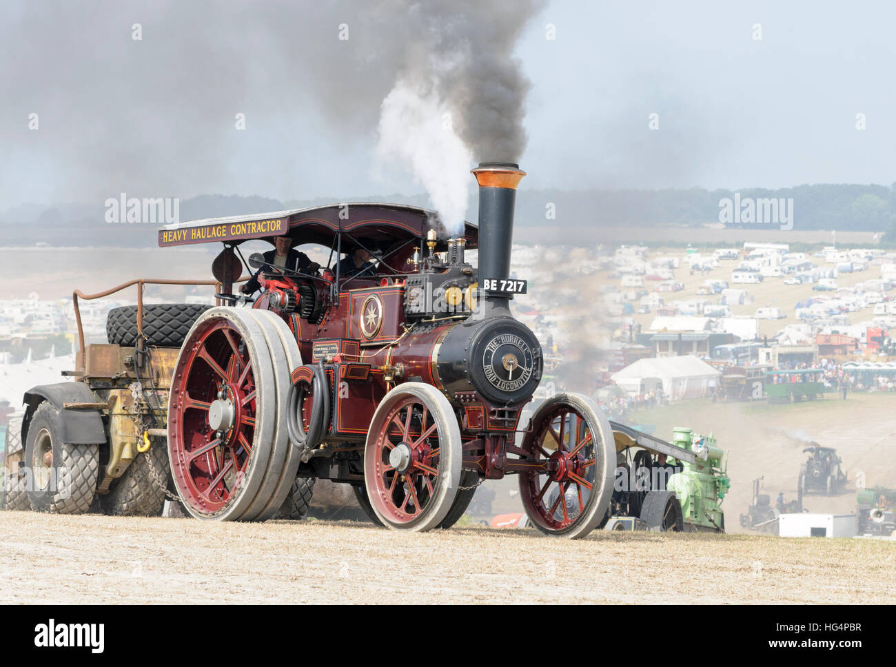 Burrell Road Locomotive 3057, "Lord Roberts", built 1908 at the Dorset ...