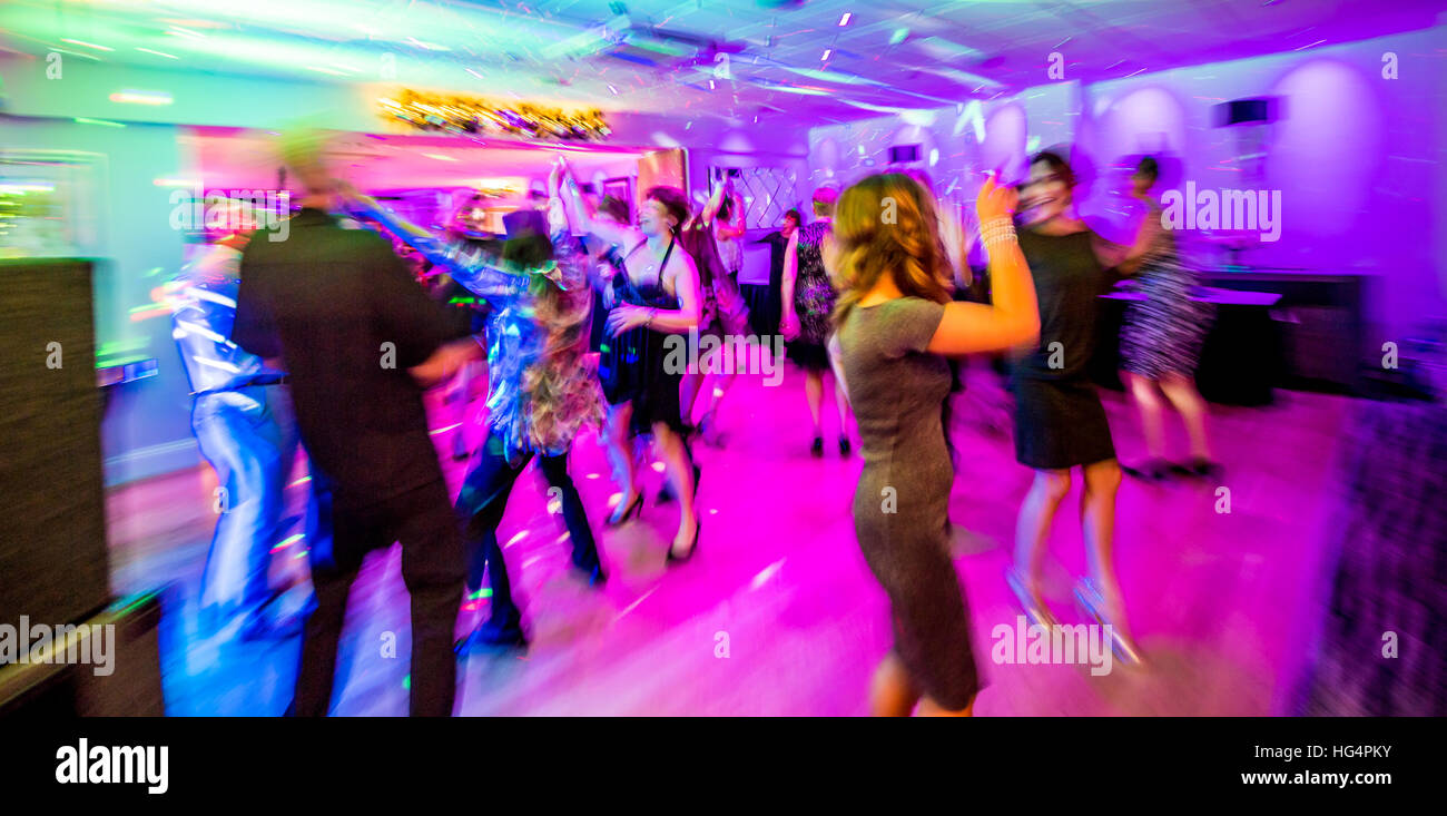 Christmas party dancing hi-res stock photography and images - Alamy