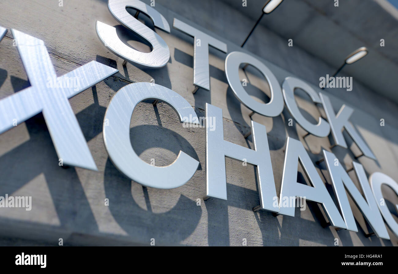 A 3D render of laser cut signage above the entrance to a modern generic ...