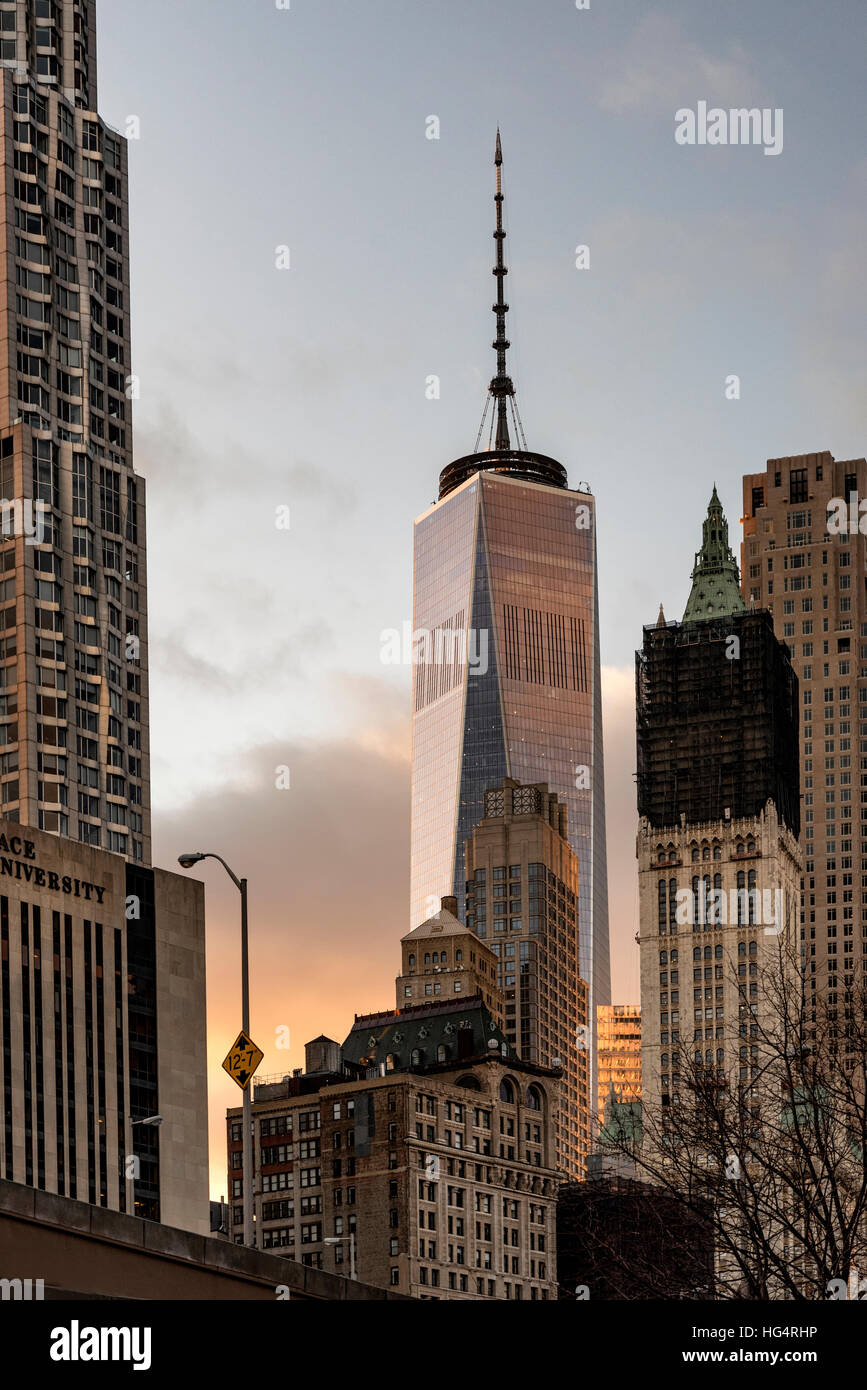 Wtc trade skyline hi-res stock photography and images - Alamy