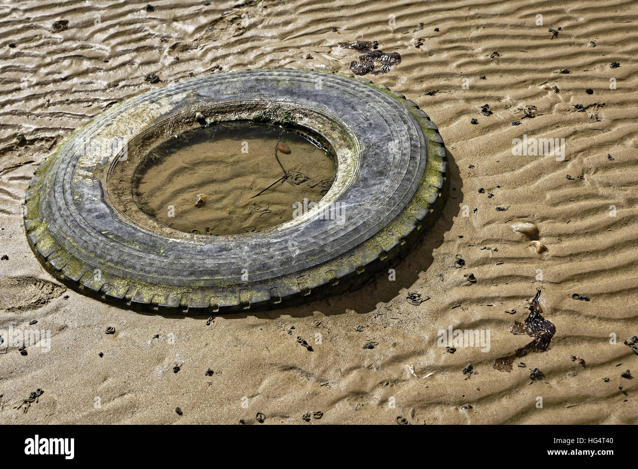 Pollution dumped abandoned old car hi-res stock photography and images - Alamy
