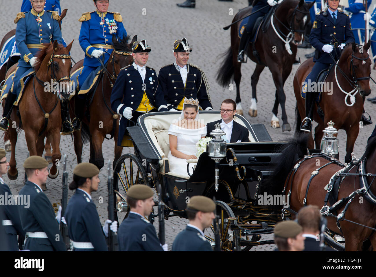 Crown princess victoria wedding hi-res stock photography and images - Alamy