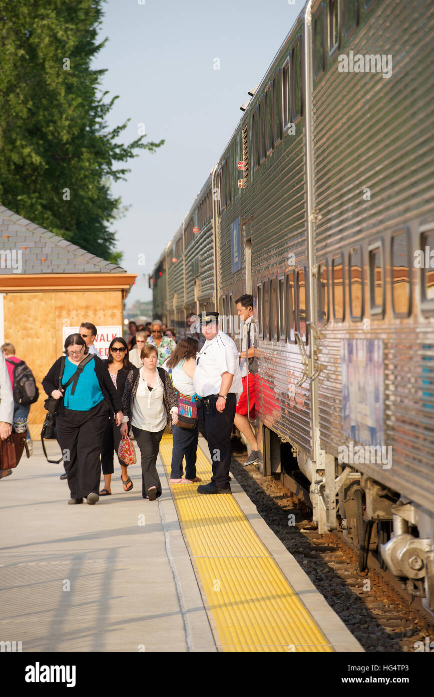 Metra conductor hi-res stock photography and images - Alamy