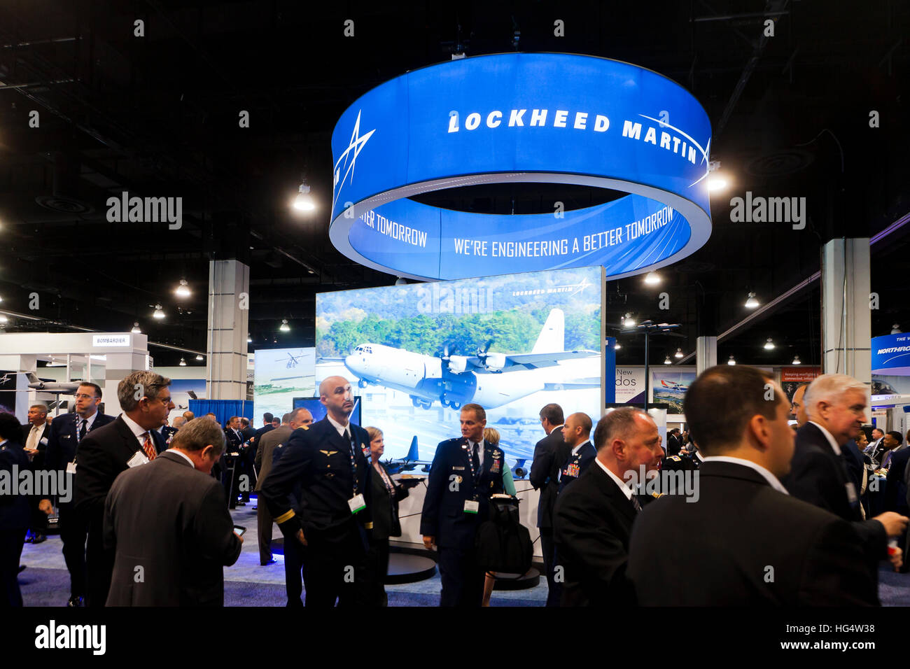 Lockheed martin booth hi-res stock photography and images - Alamy