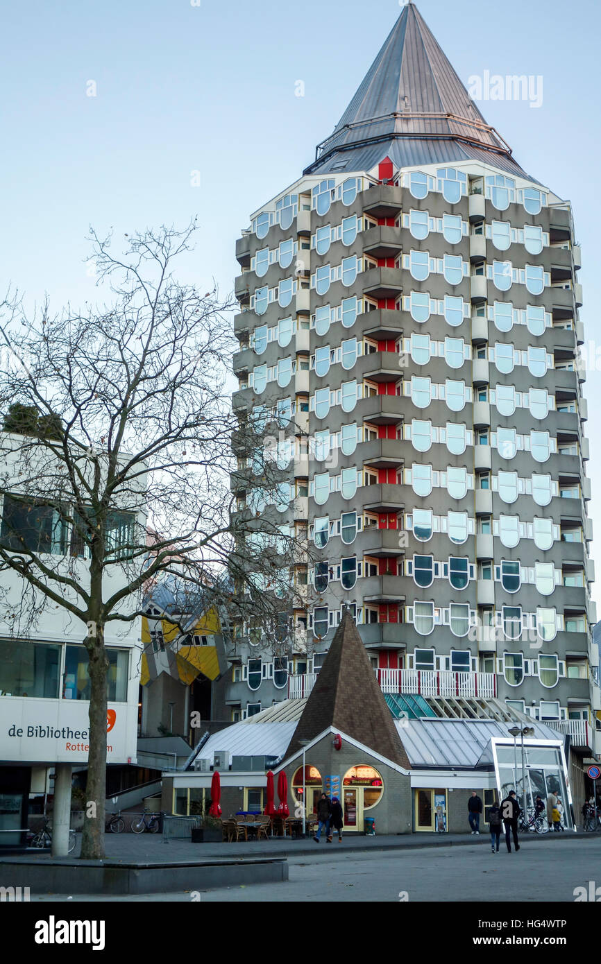 Pencil building rotterdam hi-res stock photography and images - Alamy