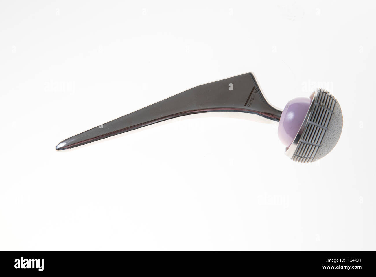 Endoprosthesis, artificial hip joint, consists of the hip stem, ball ...