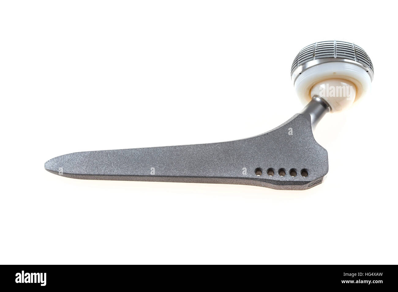 Endoprosthesis, artificial hip joint, consists of the hip stem, ball ...