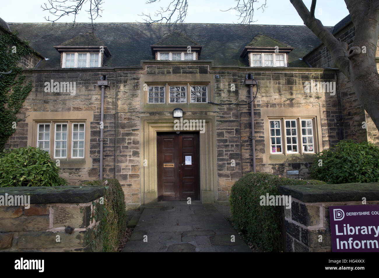 Staveley Public library Stock Photo - Alamy