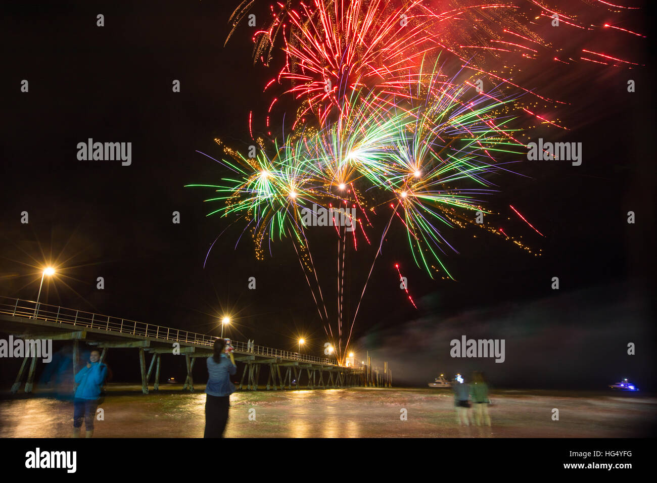Adelaide fireworks hi-res stock photography and images - Alamy