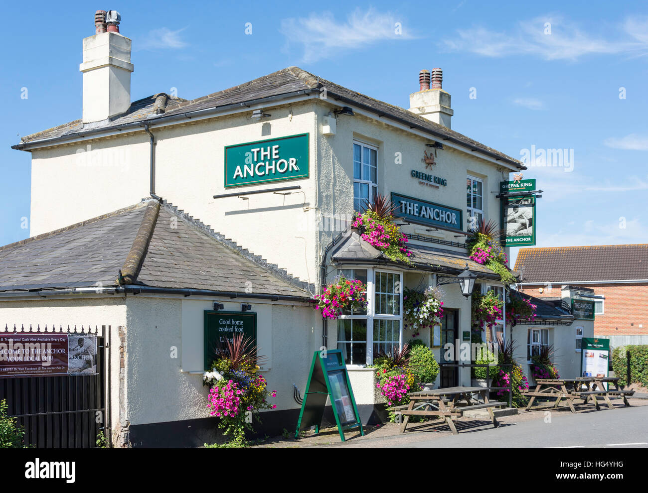 The Anchor Pub, Horton Road, Stanwell Moor, Surrey, England, United ...
