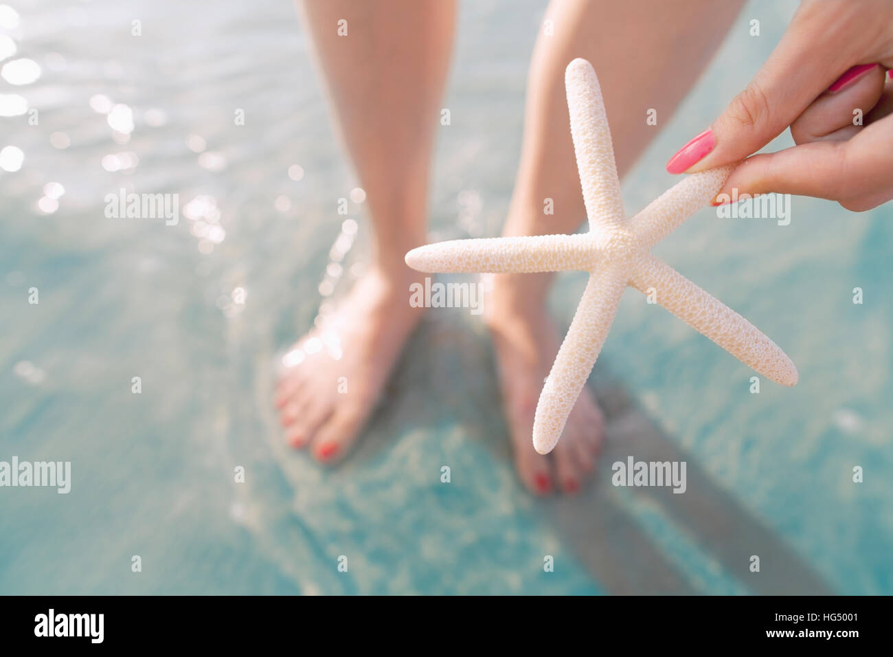 Starfish feet sand hi-res stock photography and images - Alamy