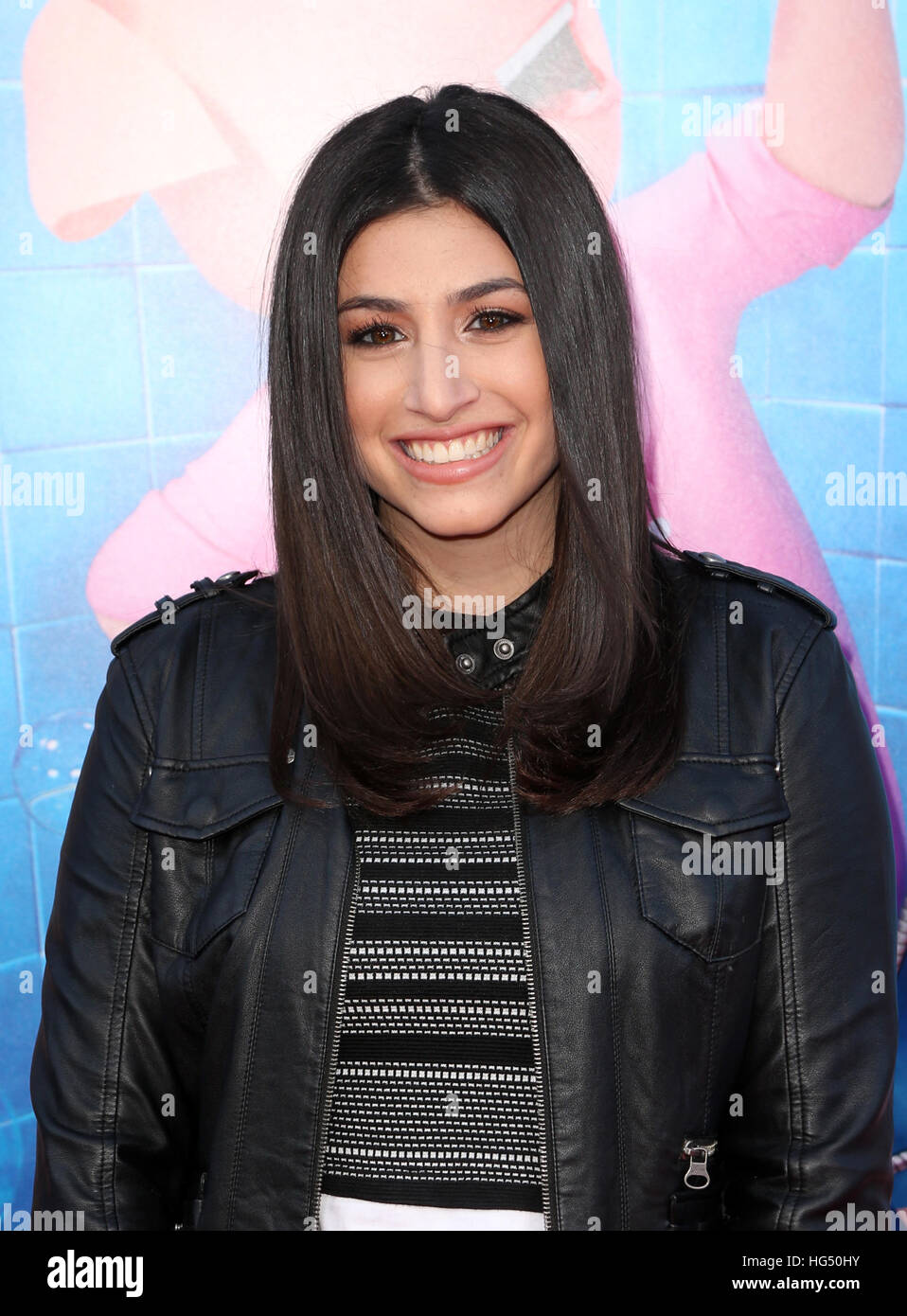 Los Angeles premiere of 'Sing' - Arrivals Featuring: Dana Gaier Where ...