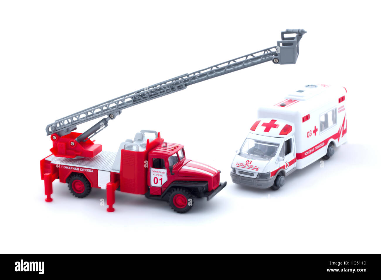 Paramedic ambulance on fire Cut Out Stock Images & Pictures - Alamy