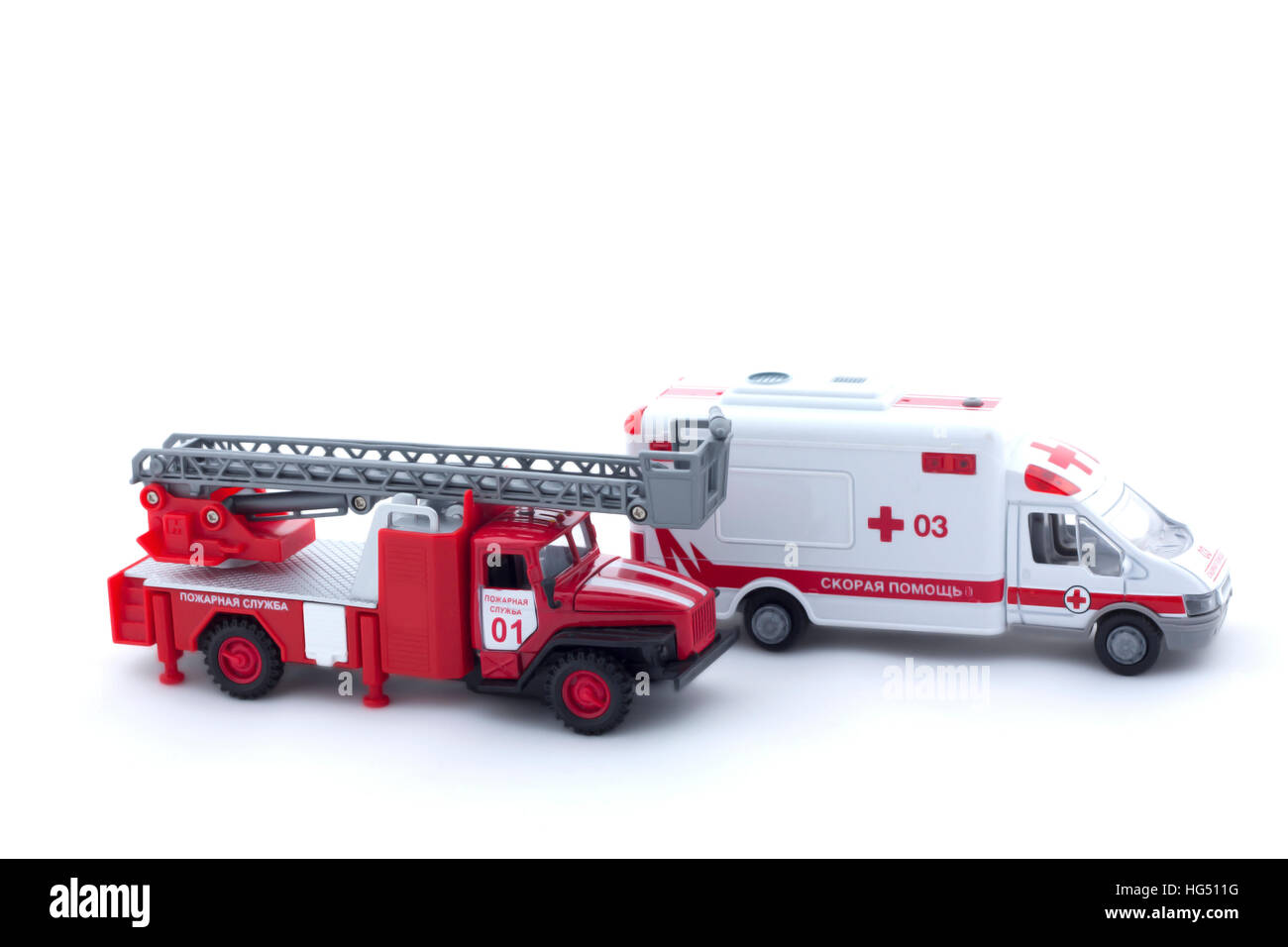 Paramedic ambulance on fire Cut Out Stock Images & Pictures - Alamy