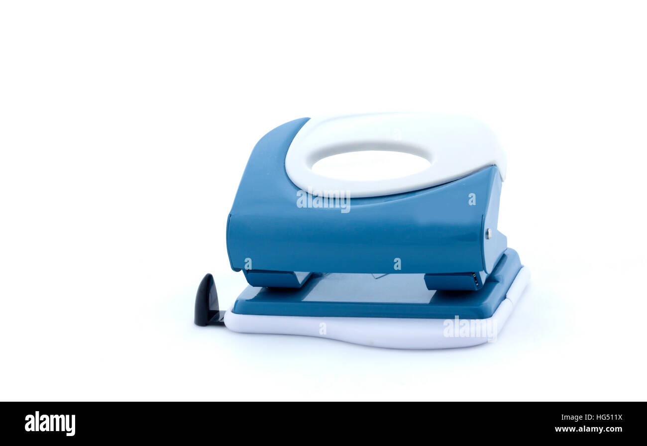 Office puncher on a white background, isolated Stock Photo - Alamy