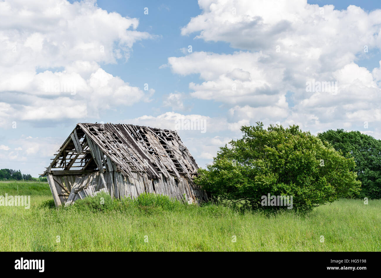 An old abandoned barn in rural depths Stock Photo - Alamy