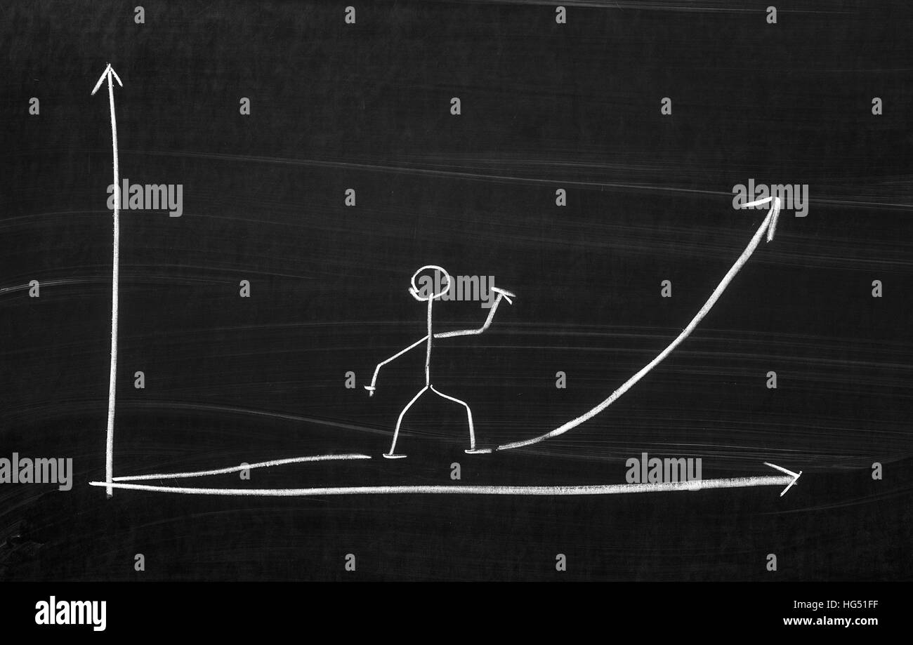 Exponential growth chart Black and White Stock Photos & Images - Alamy