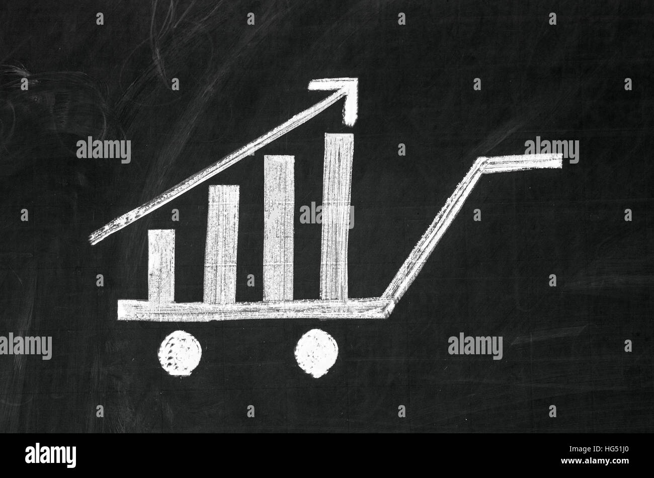 Set growing bar graph hi-res stock photography and images - Alamy
