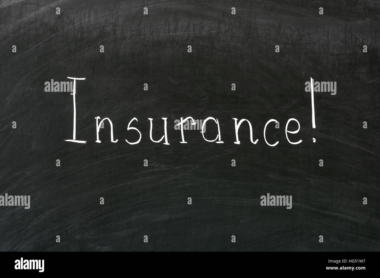 Insurance word handwritten with white chalk on a blackboard Stock Photo ...