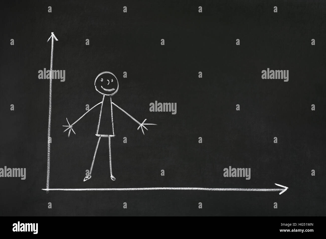 The character thinking which way to choose Stock Photo - Alamy