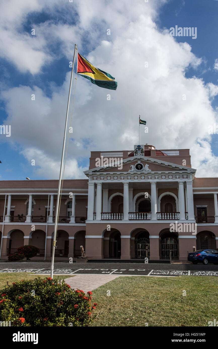The Parliament Building in Georgetown, Guyana was completed in 1834 in ...
